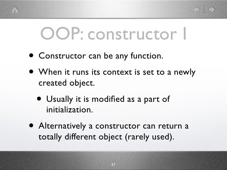 Oop Constructor I Constructor