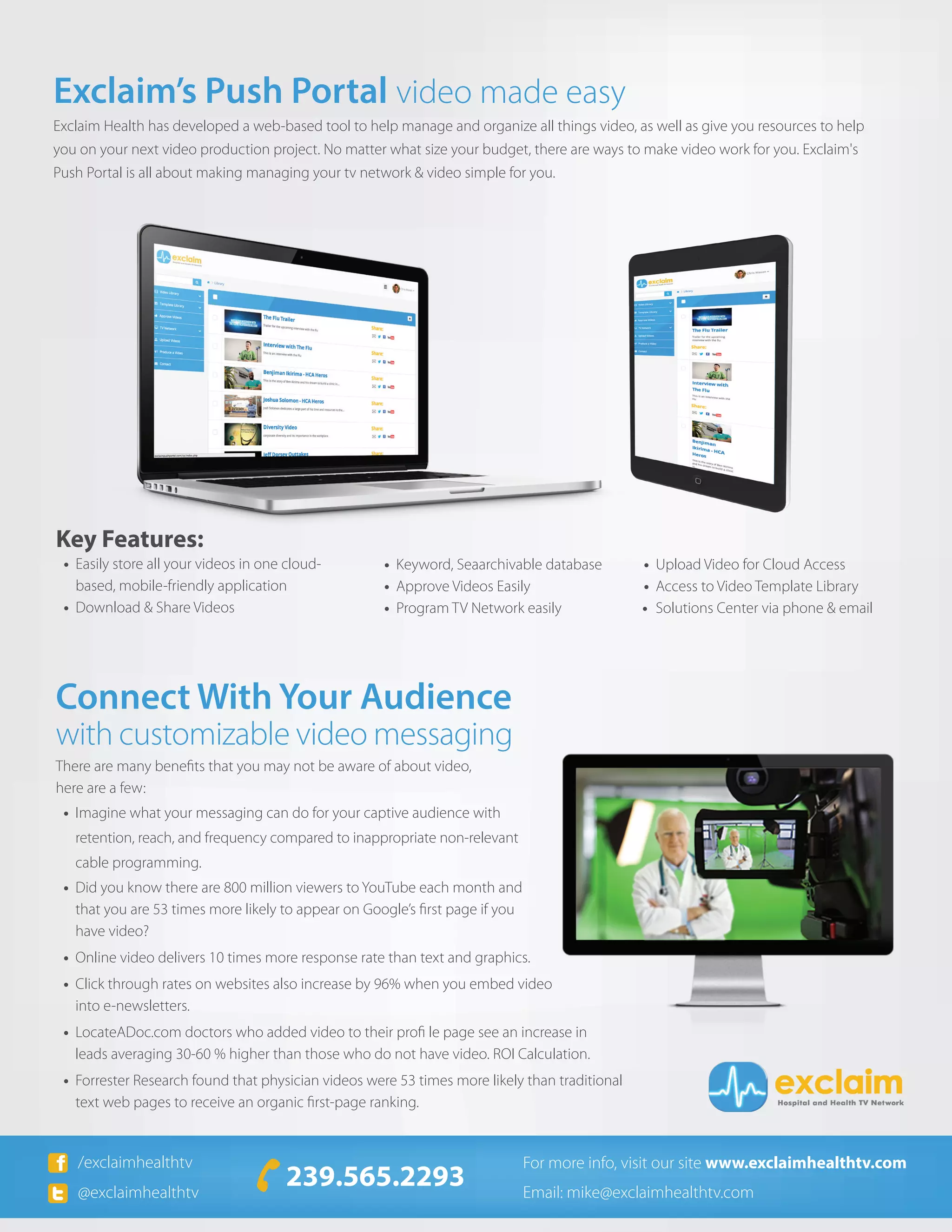 Exclaim Health Tv Overview | PDF