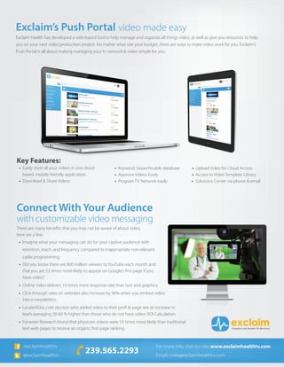 Exclaim Health Tv Overview | PDF