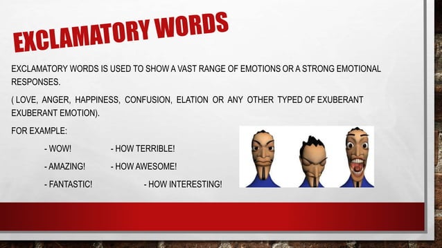 Exclamatory words, phrases and sentences (1) | PPT