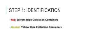 Excluded Solvent & Alcohol Contaminated Wipe Collection | PPT