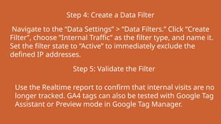 Exclude Internal IPs in GA4_ A Simple Setup Guide for Better Data Accuracy.pptx