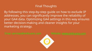 Exclude Internal IPs in GA4_ A Simple Setup Guide for Better Data Accuracy.pptx