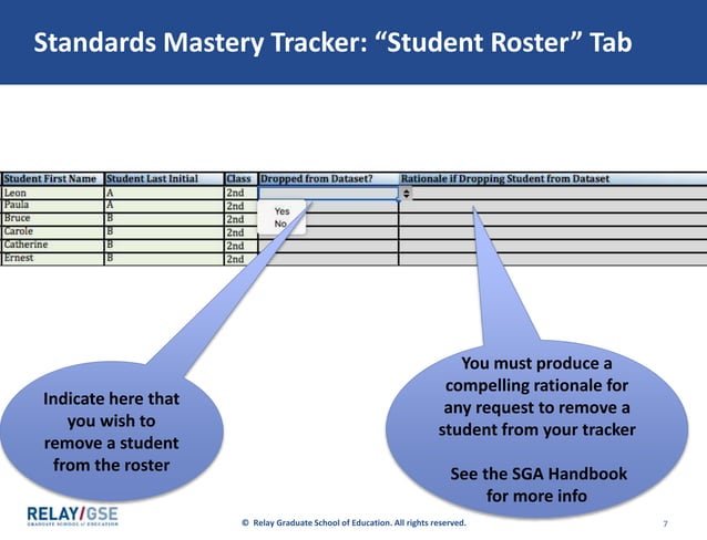Removing Students From The Tracker Roster | PPTX | Educational ...