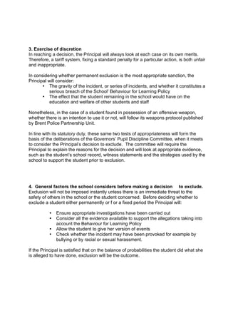 Exclusion Policy May 09 | DOC