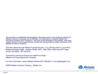 Exclusive Agent Opportunity Overview | PPT