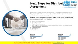 Exclusive Distributor Agreement Proposal PowerPoint Presentation Slides ...