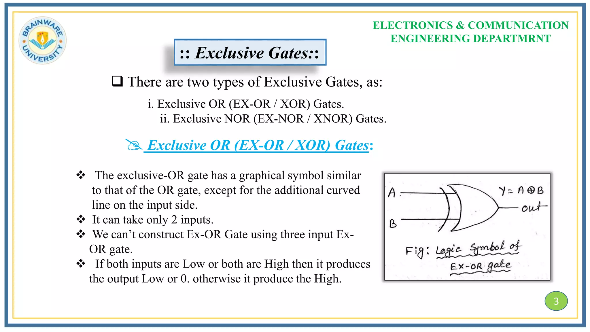 Exclusive gates | PPTX