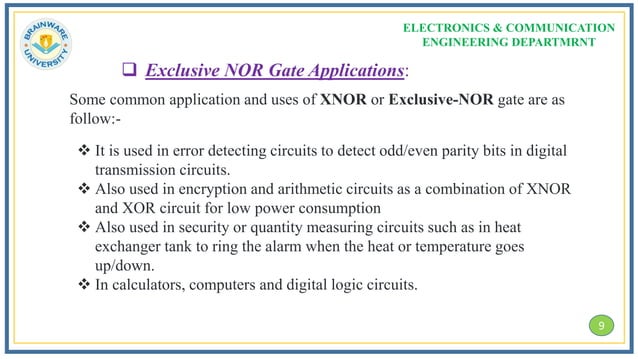 Exclusive gates | PPTX | Programming Languages | Computing