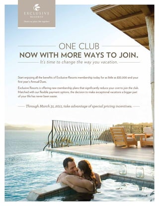 Exclusive Resorts One Club | PDF