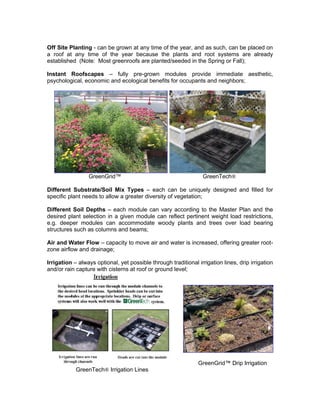 MODULAR GREENROOF TECHNOLOGY: AN OVERVIEW OF TWO SYSTEMS | PDF