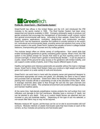 MODULAR GREENROOF TECHNOLOGY: AN OVERVIEW OF TWO SYSTEMS | PDF