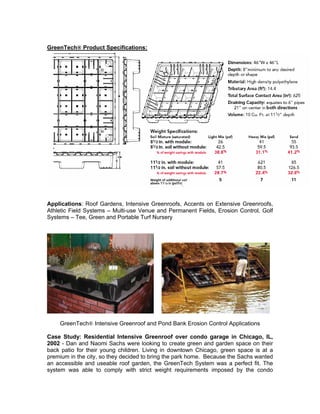 MODULAR GREENROOF TECHNOLOGY: AN OVERVIEW OF TWO SYSTEMS | PDF