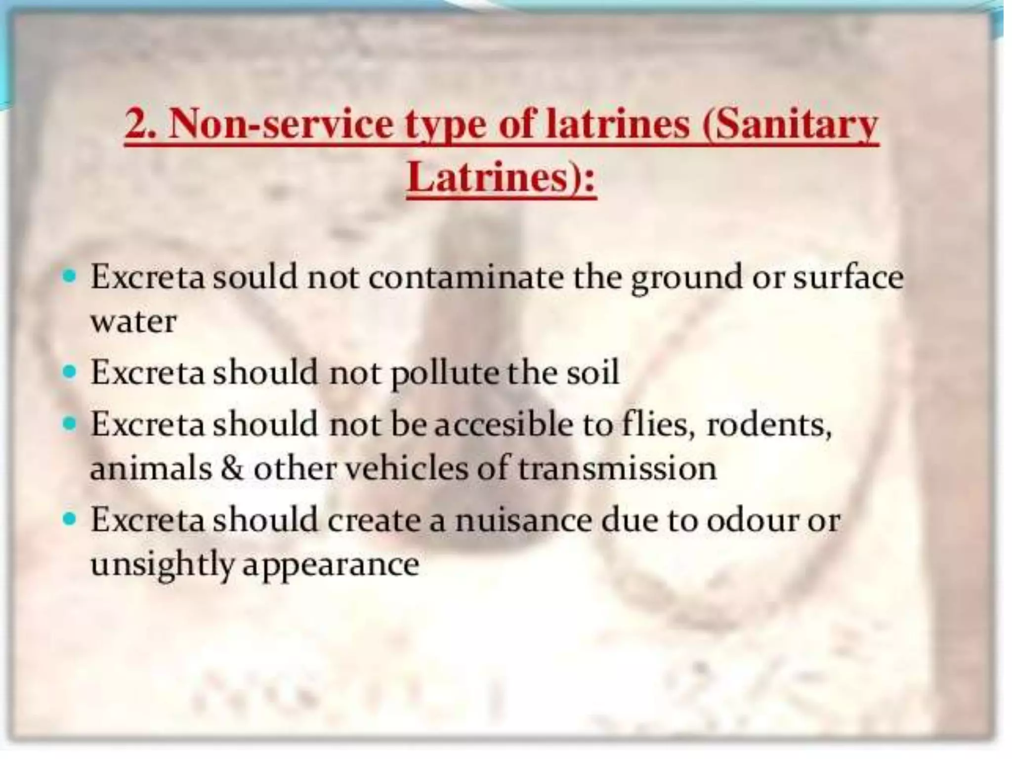 Excreta disposal | PPTX