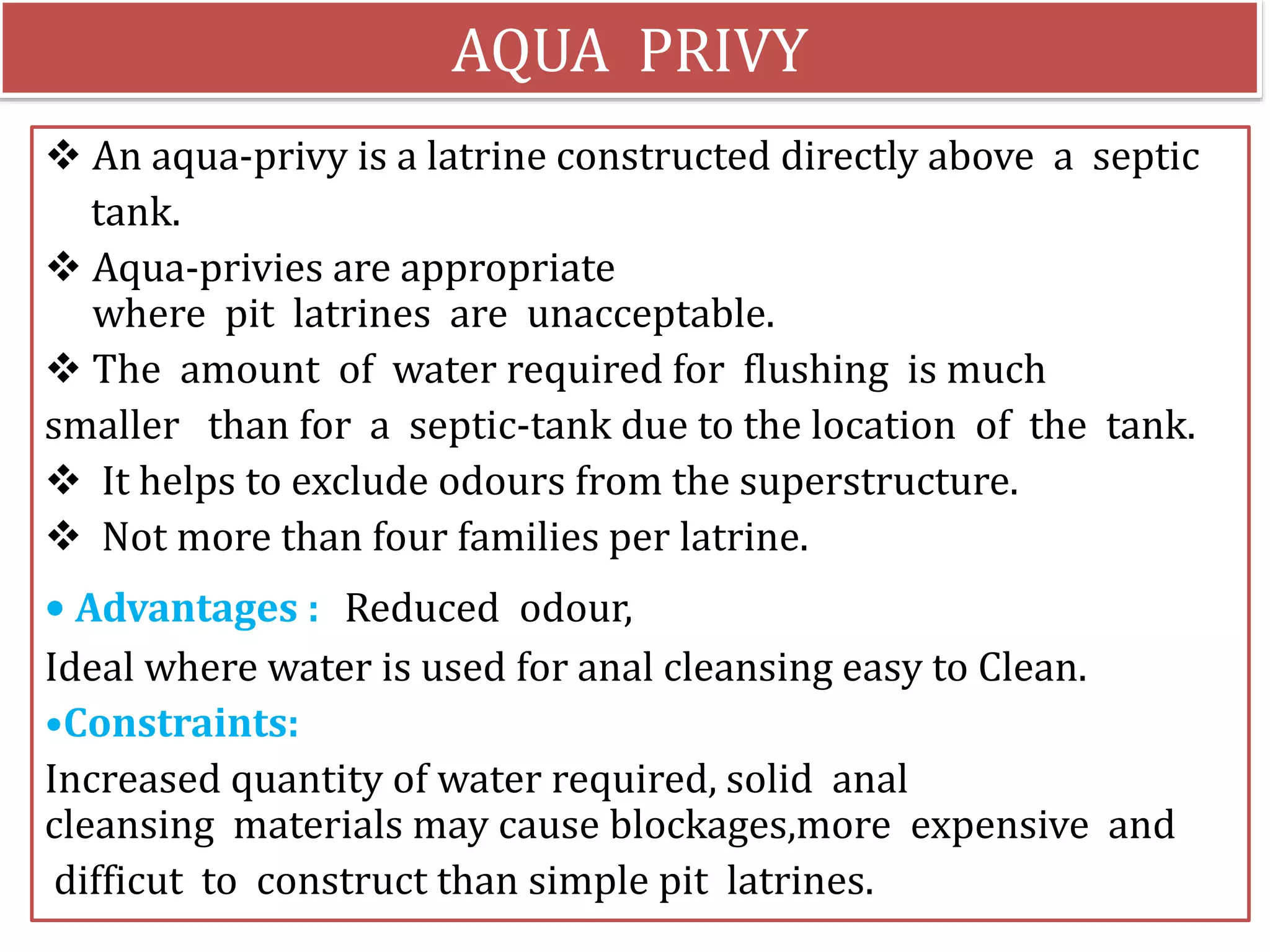 Excreta disposal | PPTX