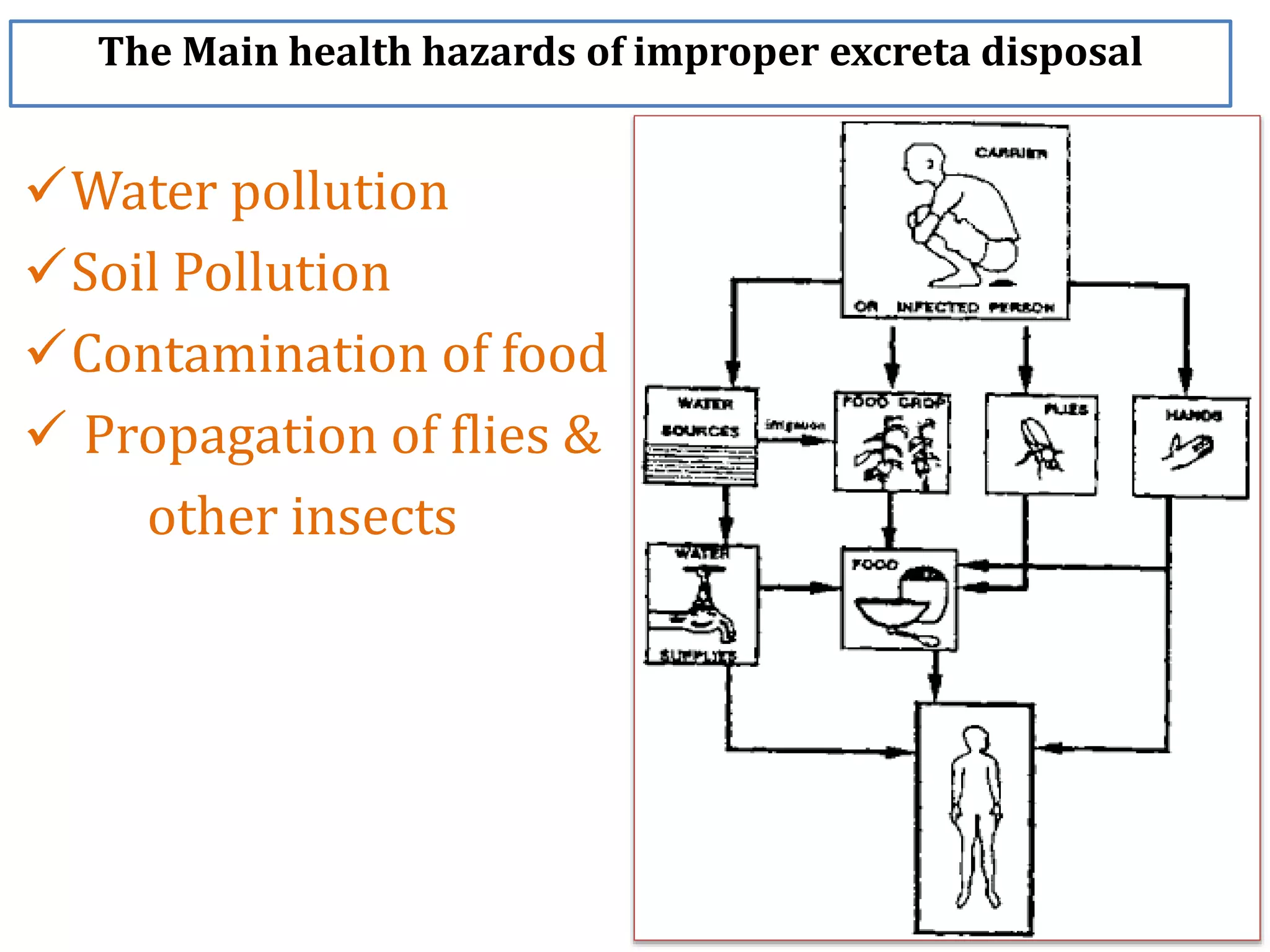 Excreta disposal | PPTX | Home Appliances | Home & Garden