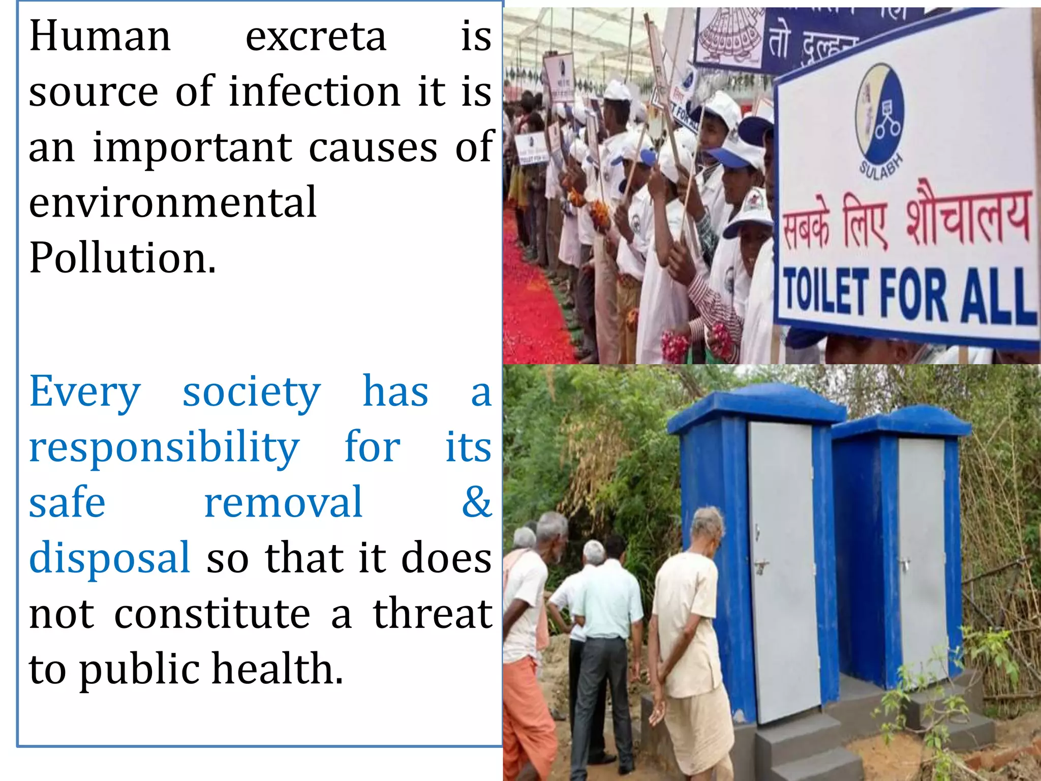 Excreta disposal | PPTX