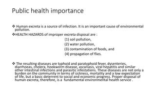 Excreta disposal | PPTX