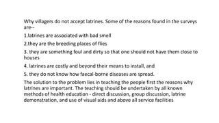 Excreta disposal | PPTX