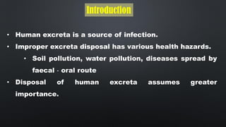 TOPIC: EXCRETA DISPOSAL-NEED OF THE HOUR | PDF