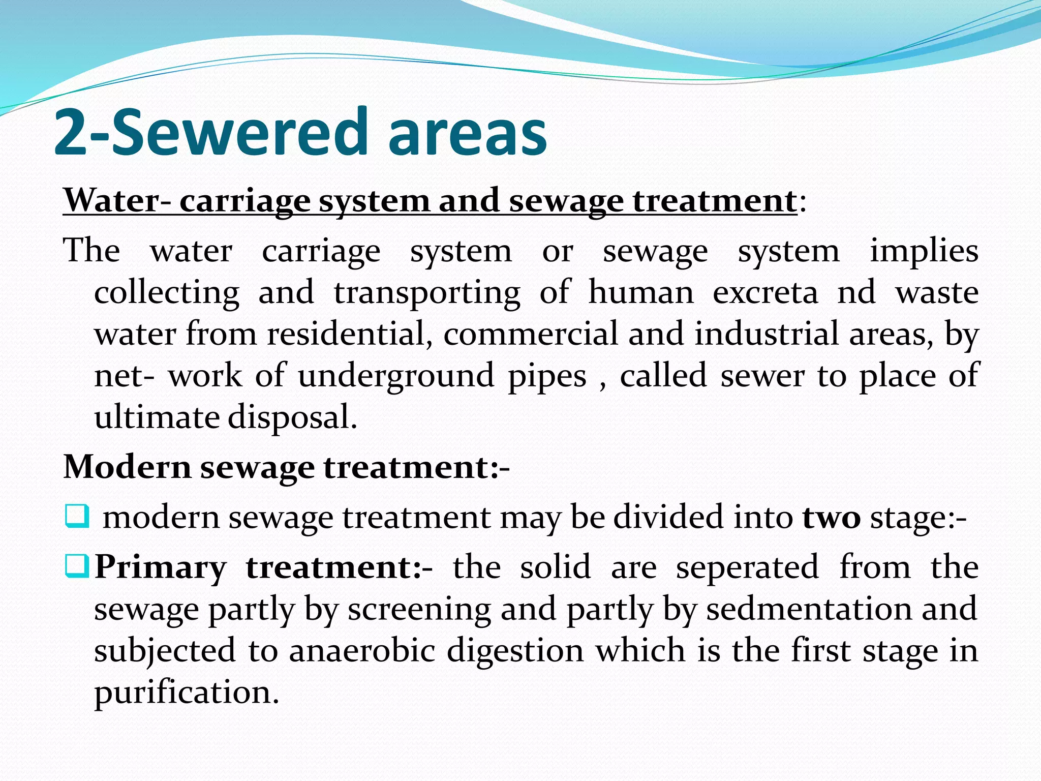 unit-ii health , waste disposal include Excreta disposal ppt | PPTX