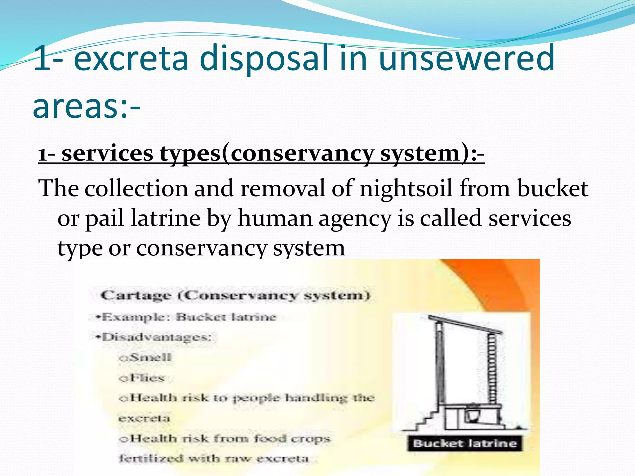 Excreta disposal ppt | PPTX