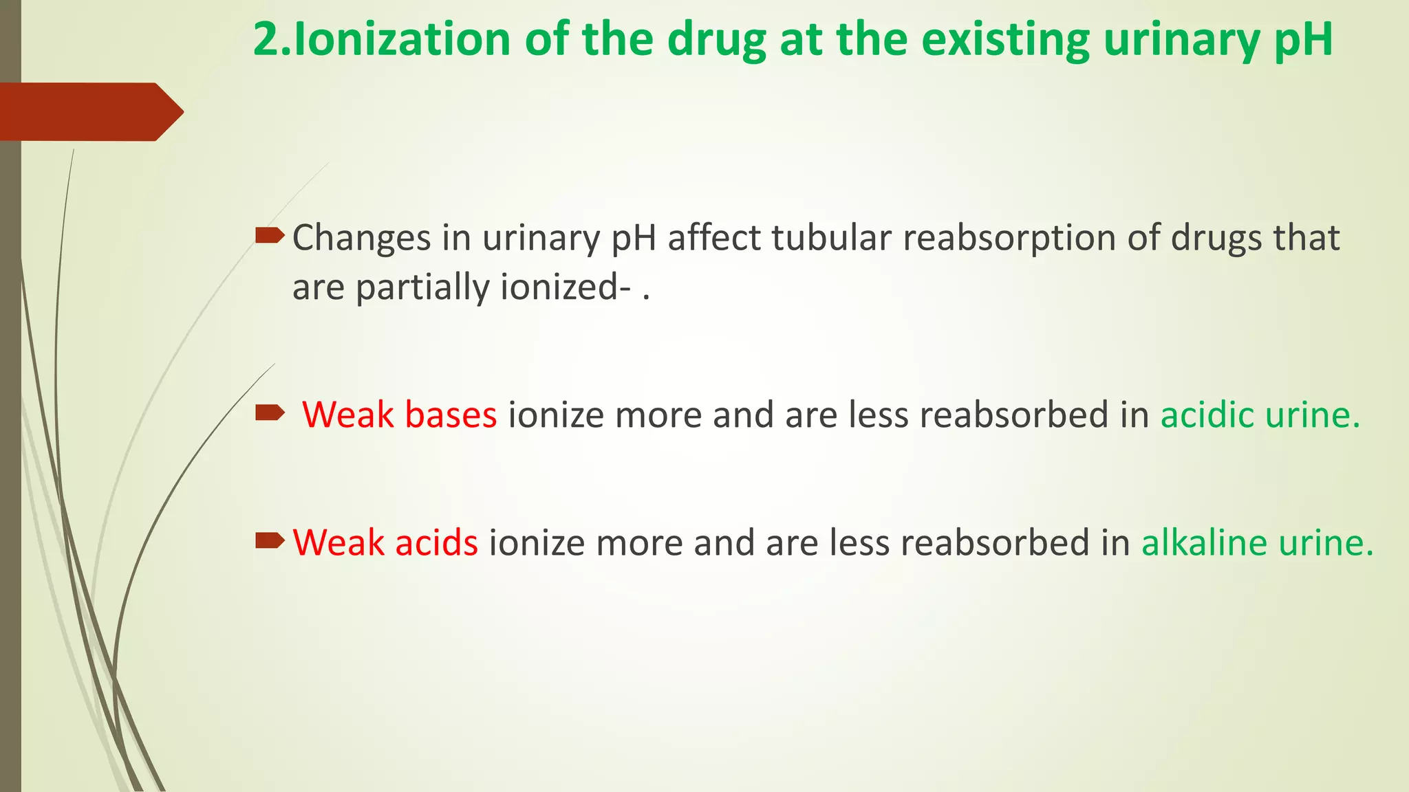 Drug Excretion | PPT