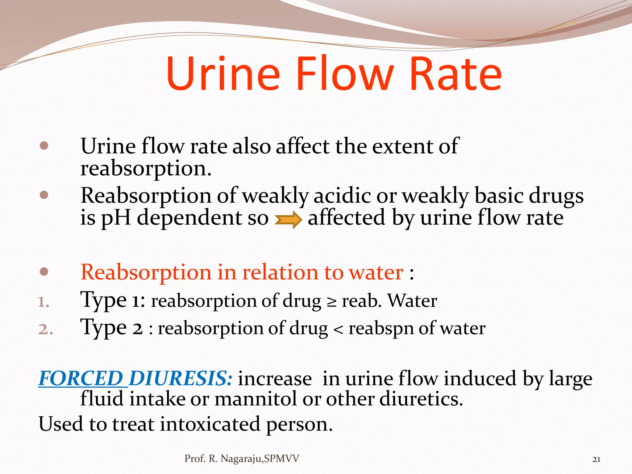 Excretion renal and non-renal | PPT