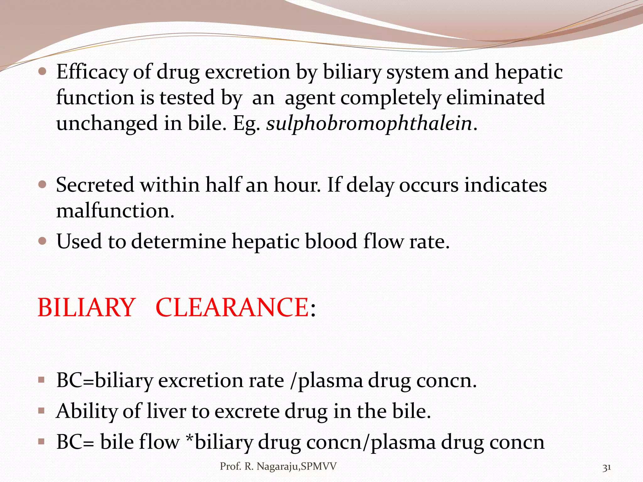Excretion renal and non-renal | PPT