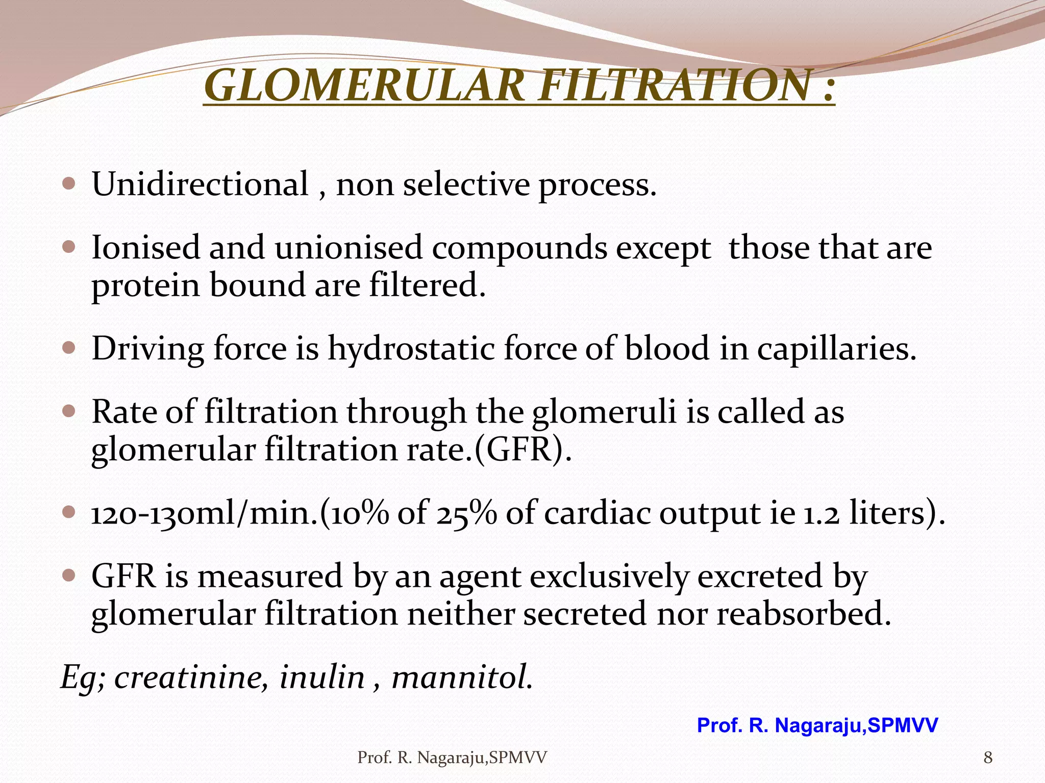 Excretion renal and non-renal | PPT