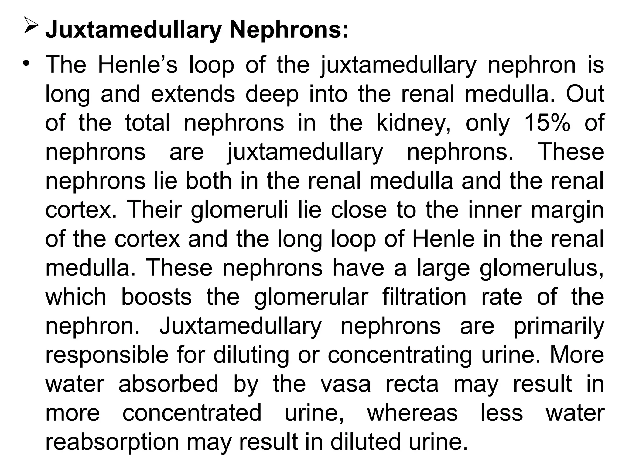 Excretion - Structure of Nephron and its detailed description. | PPT