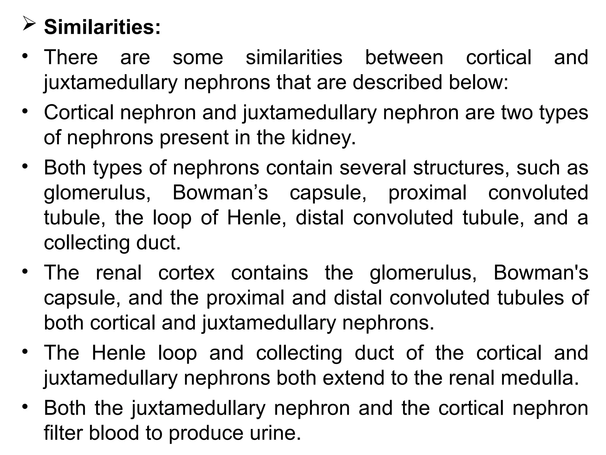 Excretion - Structure of Nephron and its detailed description. | PPT