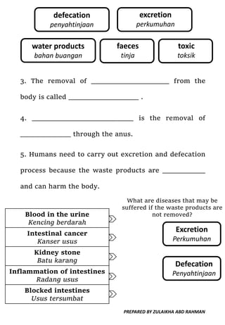 EXCRETION AND DEFECATION | PPTX