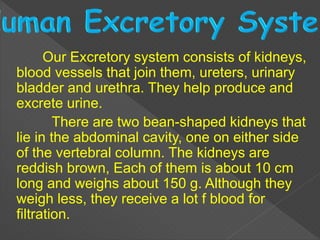 Excretion (biology) class 10th | PPTX