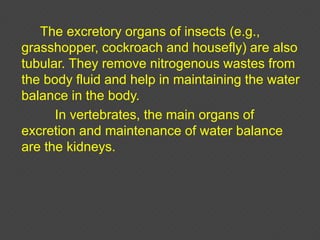 Excretion (biology) class 10th | PPTX