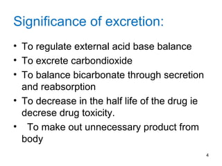 Excretion edited | PPT