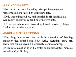 Excretion of drugs | PPT
