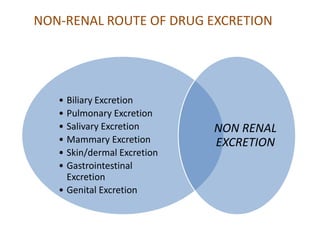 Excretion of drugs | PPT