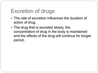EXCRETION OF DRUGS.pptx