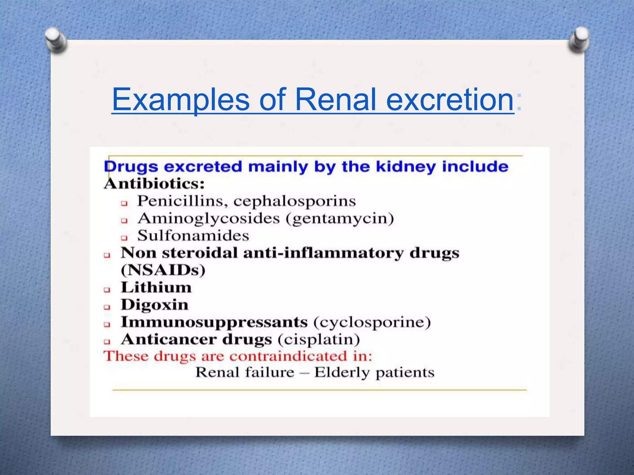 Excretion of the drugs.pptx