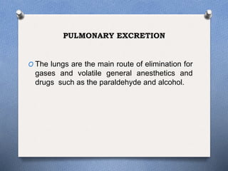 Excretion of the drugs.pptx