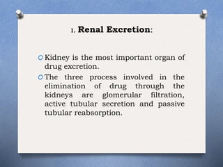 Excretion of the drugs.pptx