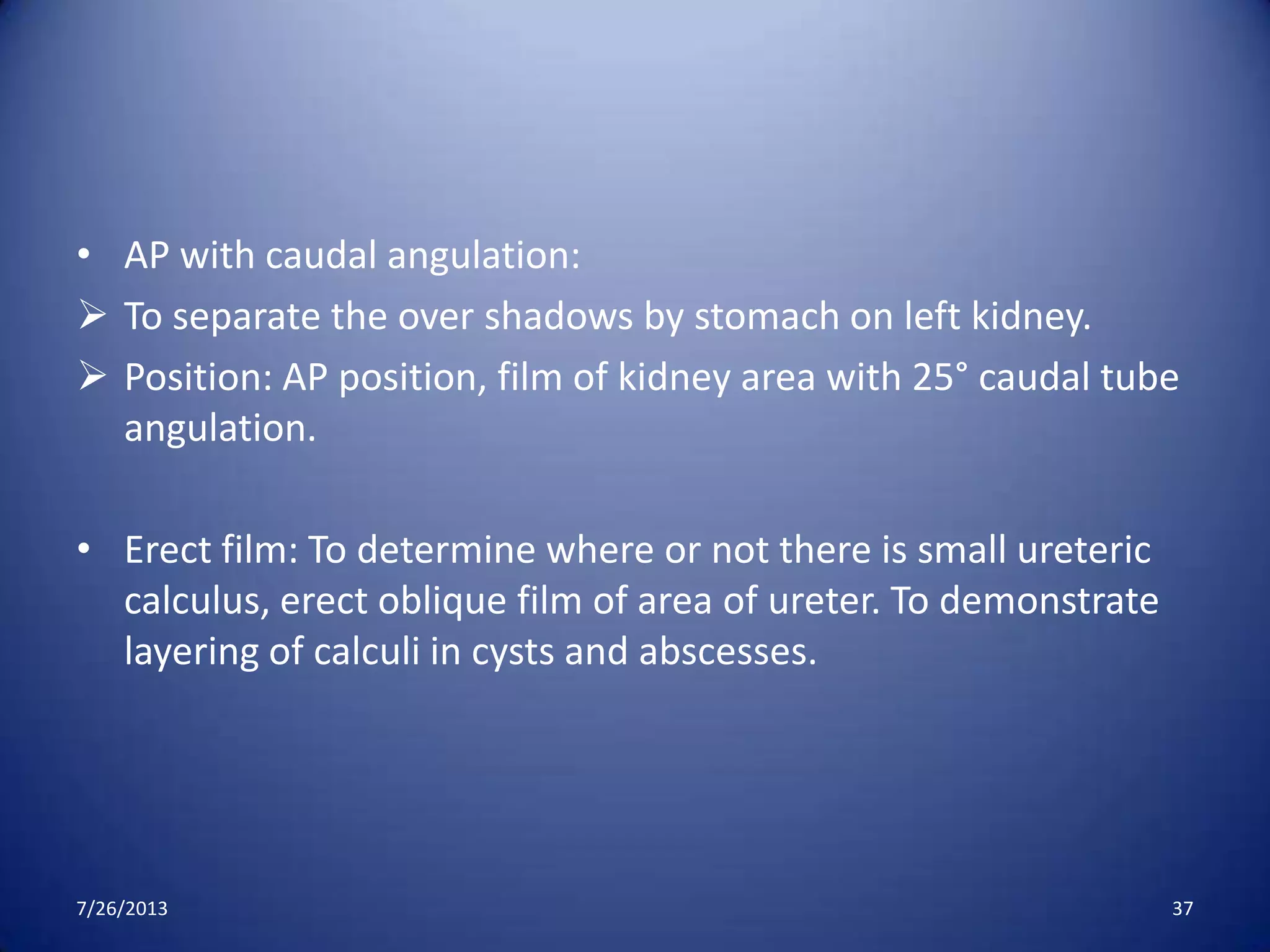 Excretion Urography / Intravenous Urography (IVU) | PPTX