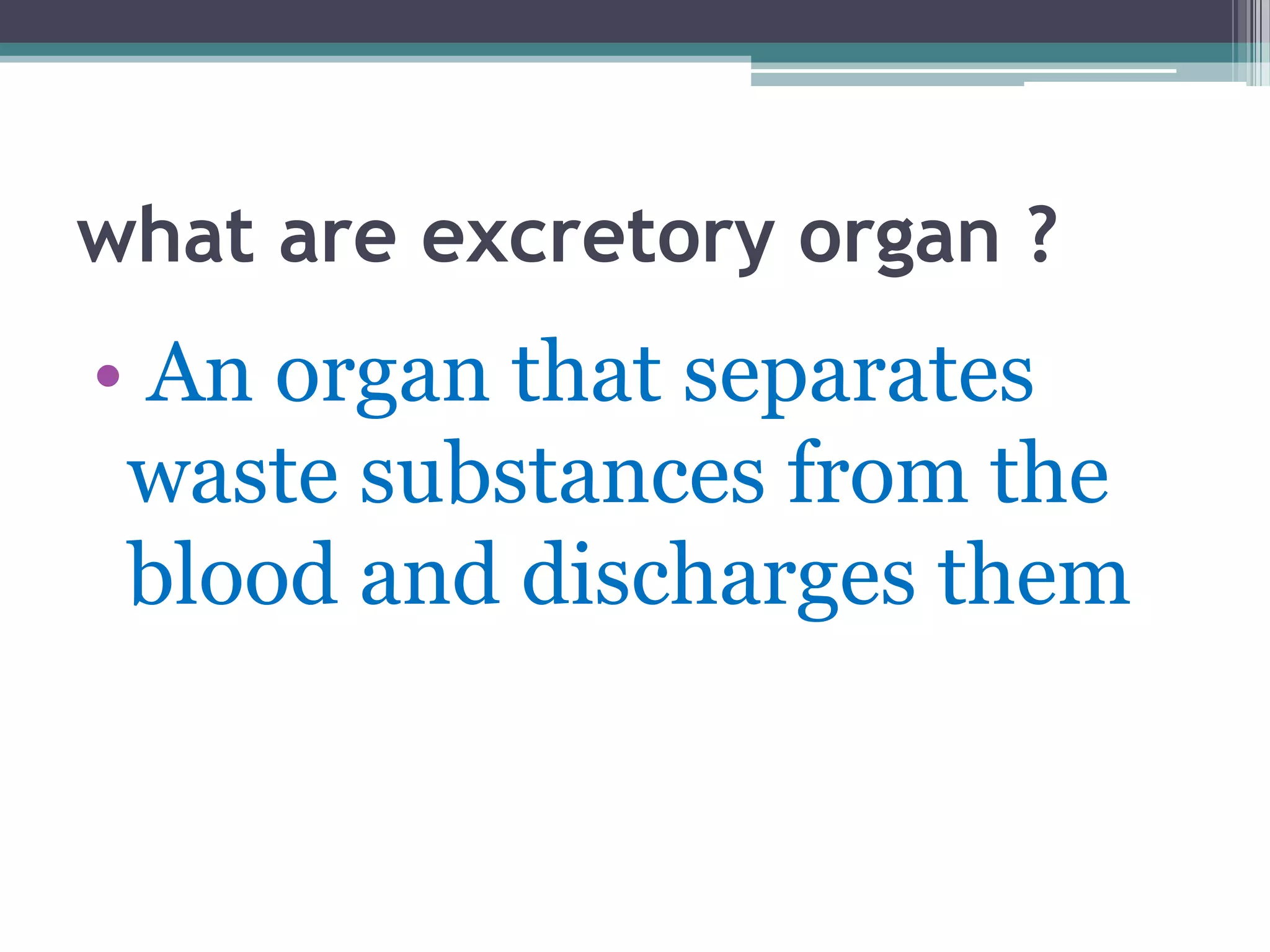 Excretory organ Types | PPT