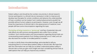 Guideline on patient safety and well being in clinical trials | PPT