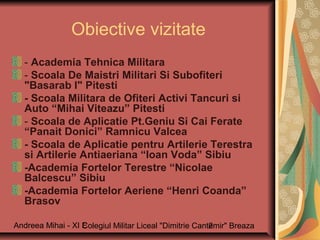 Excursia de studii | PPT