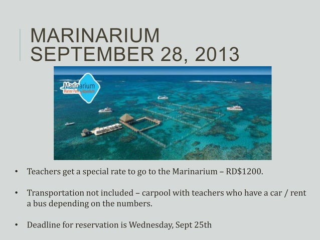 Excursion presentation | PPT