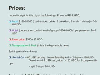 Excursion presentation | PPTX