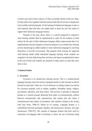 Excursion program the implicit and culture based learning it triggers | PDF | Homework and Study ...