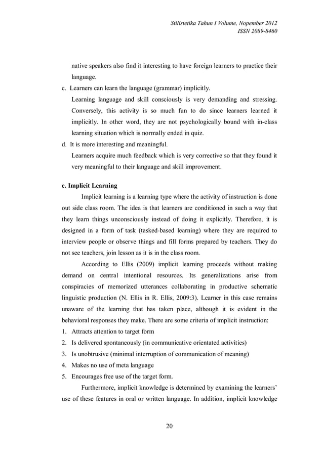 Excursion program the implicit and culture based learning it triggers | PDF